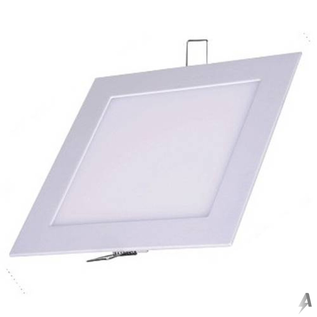 Panel Led Integrado 12w Embutir Cuadrado Luz Fria | Anilem