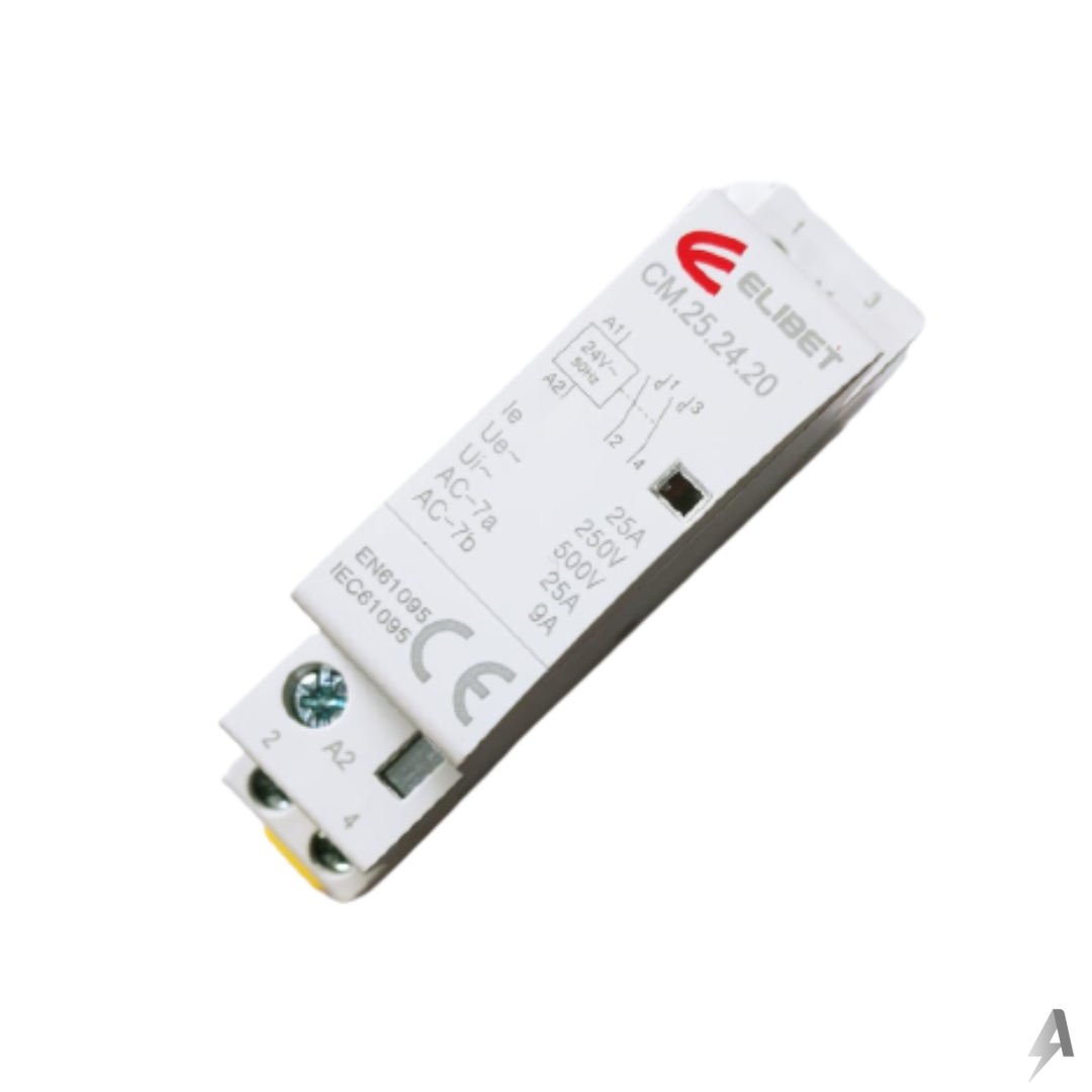 Contactor Modular 2x25a Bobina 24v Elibet | Anilem
