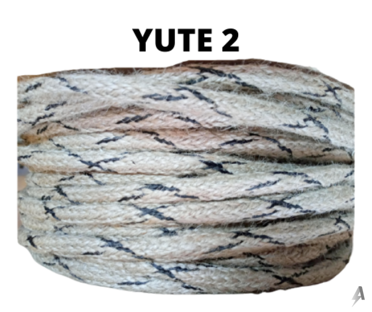 Cable Textil Yute Modelo 2 Por Metro | Anilem