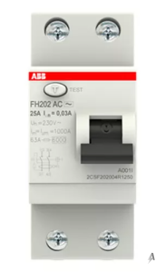 Interruptor Diferencial Disyuntor Bipolar 25a 30ma Abb | Anilem