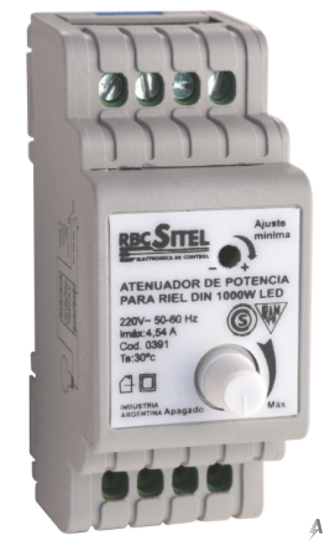 Dimmer Atenuador de Intensidad Para Riel Din 1000w LED | Anilem
