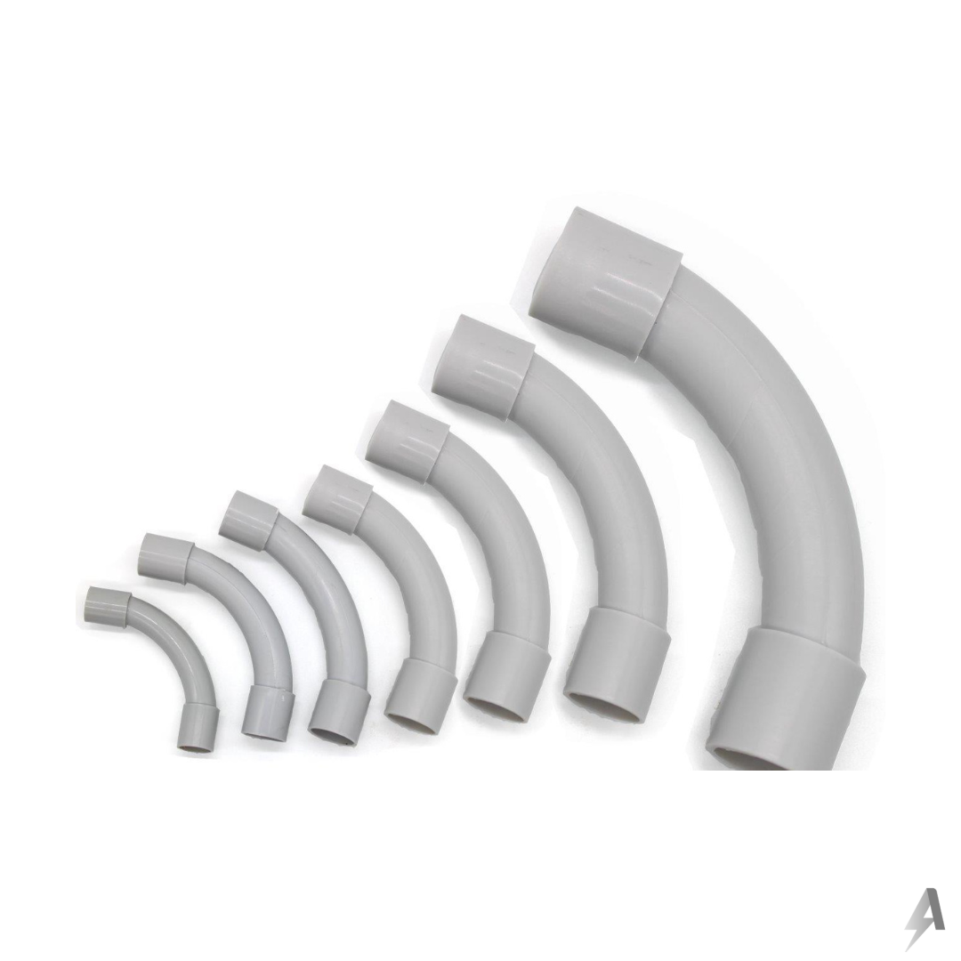 Curva Caño Rígido 25mm Pvc Dicon | Anilem