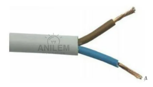 Cable Tpr Taller Pvc 2x0.50mm Bco Normas Iram X mt | Anilem
